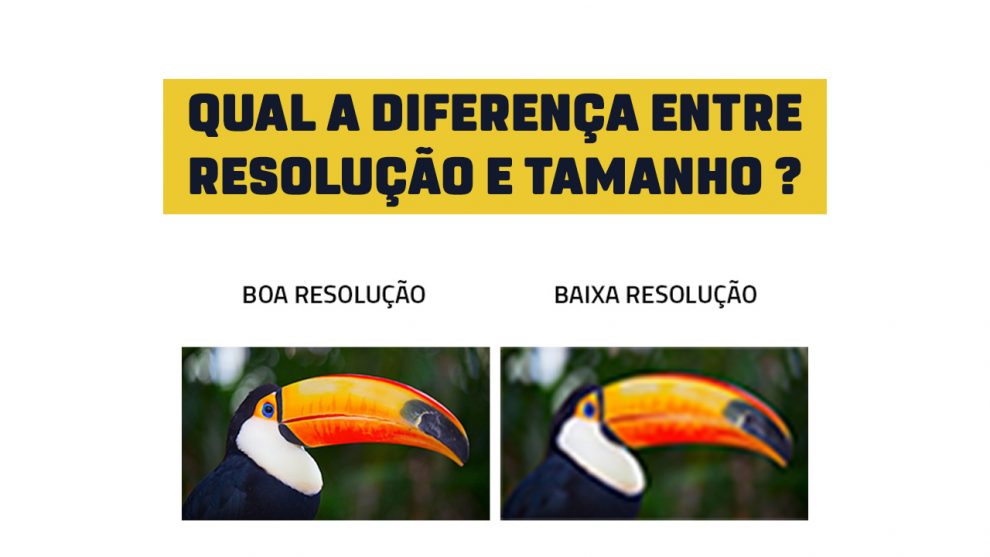 Qual a Diferença entre resolução e tamanho ? - Lucas Da Gráfica